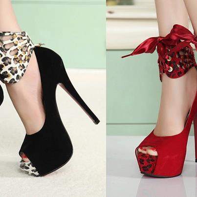 FUN AND FASHION HUB: Attractive and shining high heel red and black ...