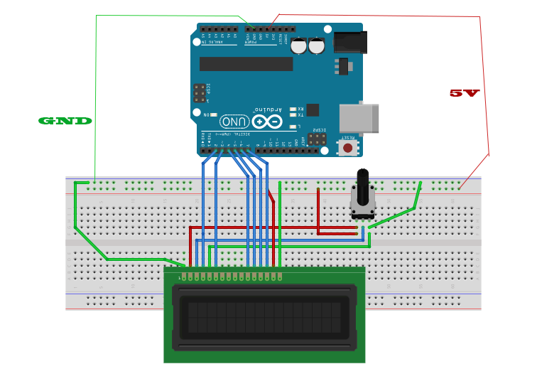 AT-MO PRODUCTION: Cara menampilkan jarak di lcd 16x2 di arduino uno