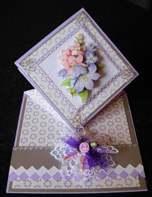 Spectacular Printable: Diamond Pop-up Easel Card