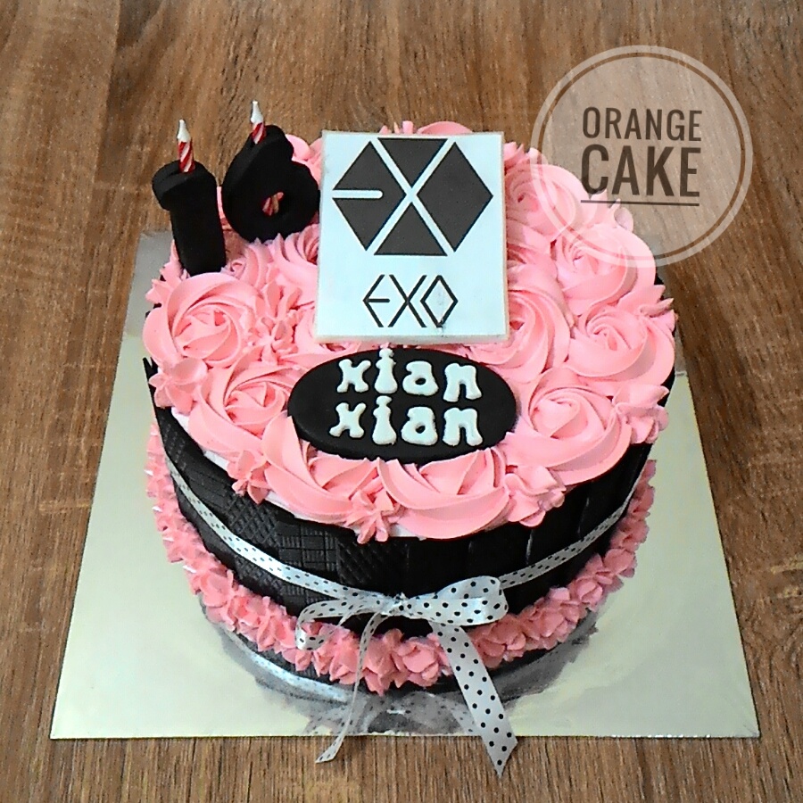 Orange Cake: EXO Birthday Cake for Xian2