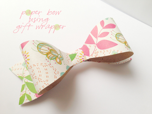 Forty Weeks: Crafts/DIY: Paper Bows