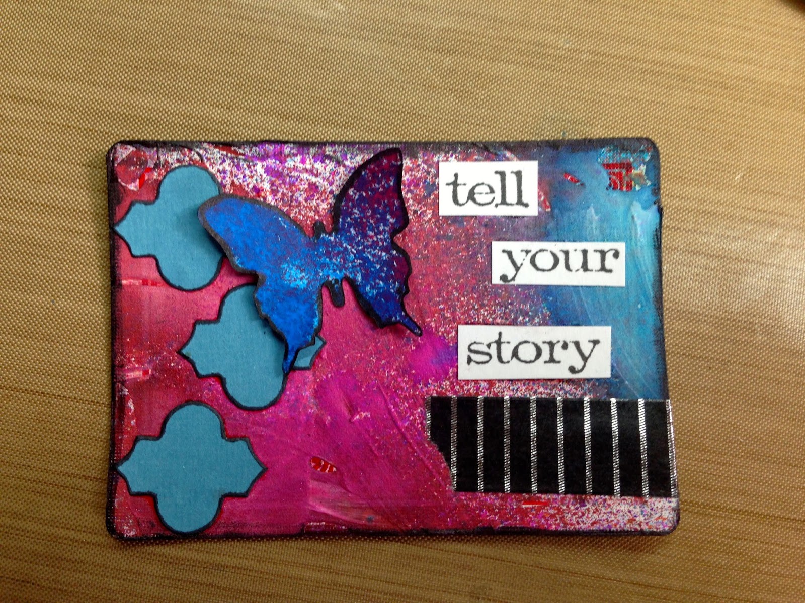 Claudine's Art Corner: Altered Playing Cards