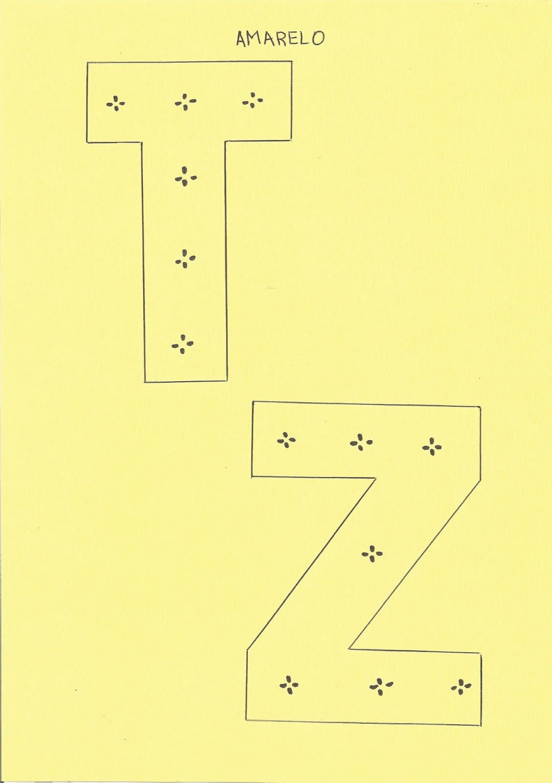 Educando com simplicidade: Alfabeto - Molde. Precisa mesmo?