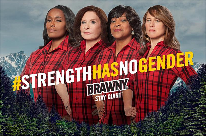 Move Over Brawny Man -- For Brawny Woman
