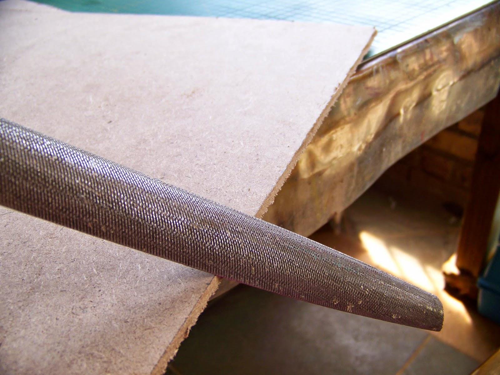A Pretty Talent Blog: Making a Masonite Album