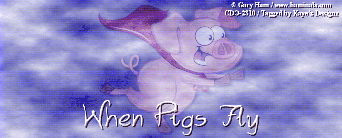 Designz by Sharon: When Pigs Fly