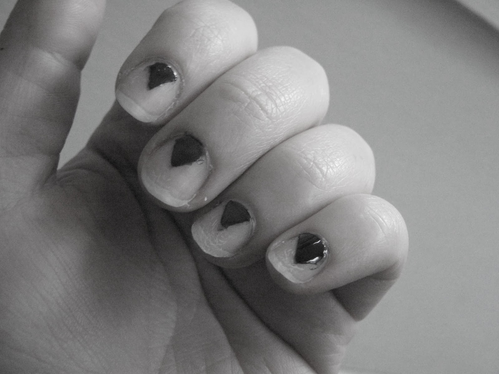 How to: Minimal Triangle Nails | Awake + Make | A Blog for Creative Living