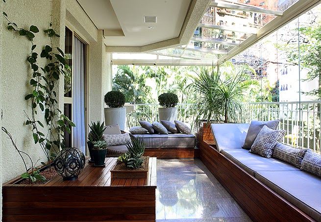 VD Imóveis: Varanda fechada com vidro