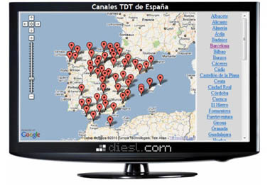 De todo un poco: Guía de canales TDT de toda España