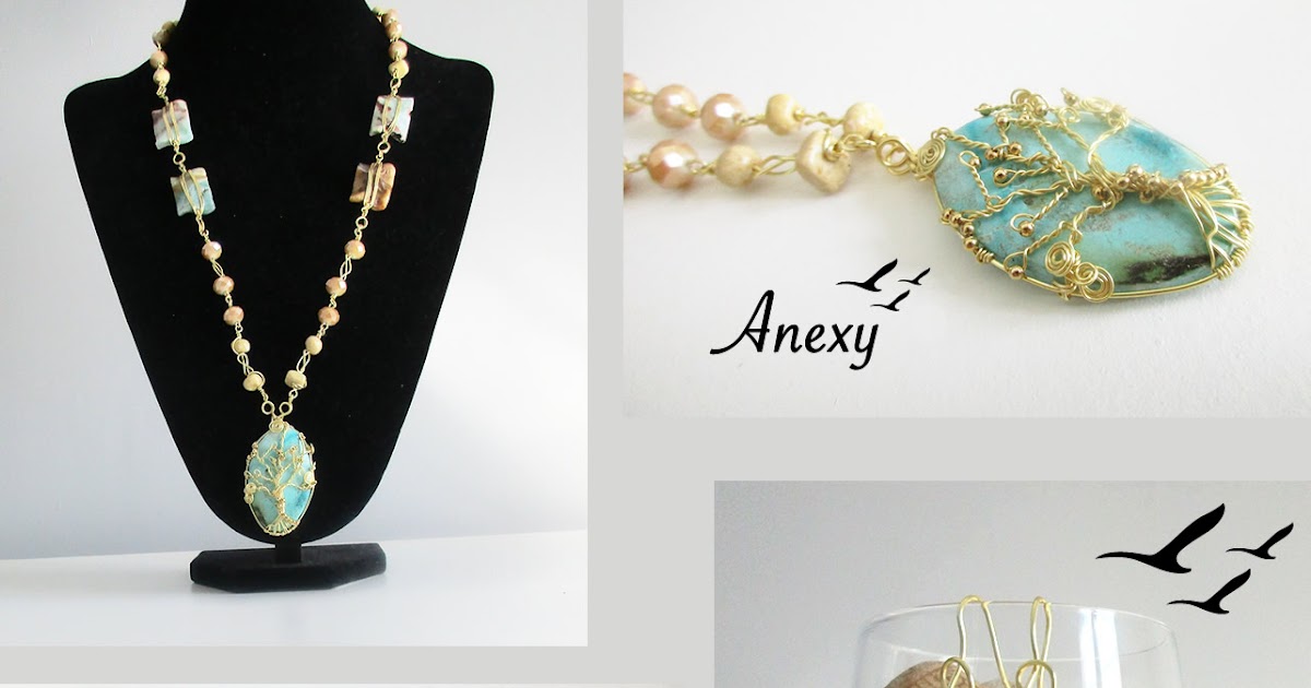 Juego "Arból Turquesa" (Sanpeki Mokusei) - Bisutería y Accesorios Anexy