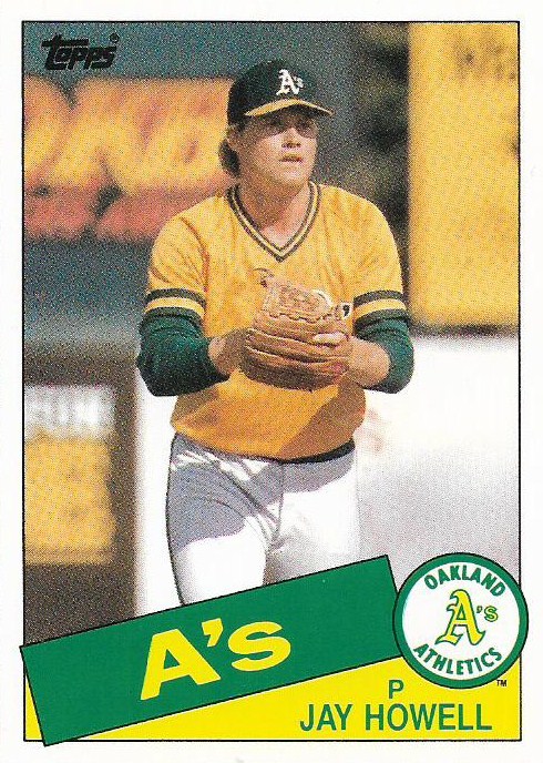 1985 Topps: #57T - Jay Howell