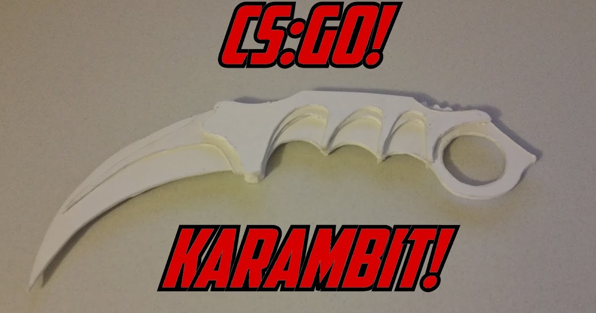 How To Make Cardboard CS GO Karambit Knife MDIY how-to-make-cardboard-cs-go-karambit-knife-mdiy