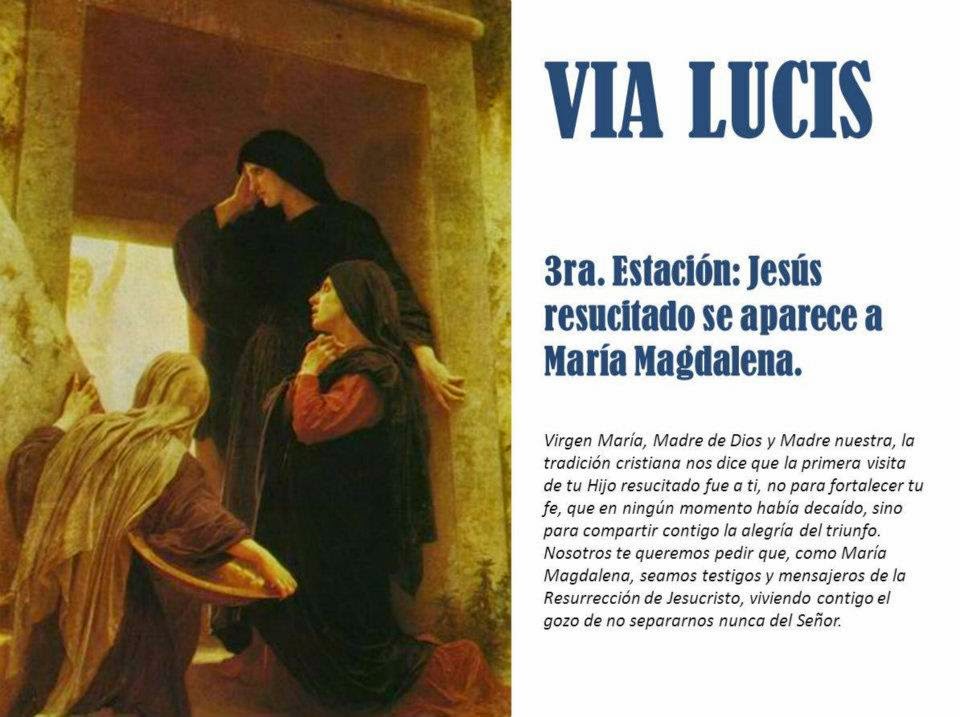 Católicos en línea: ESTACIONES DEL VIA LUCIS