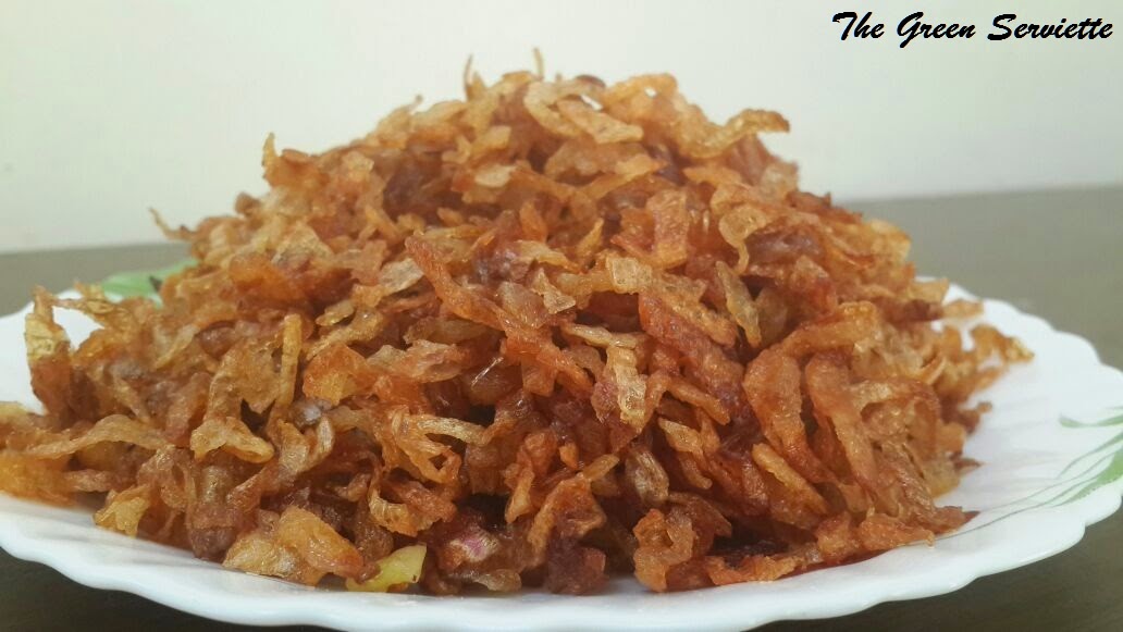 The Green Serviette: Barista/Birista - The deep fried onion topping!