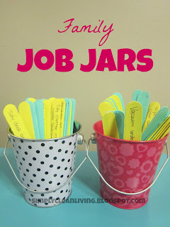 Simply Clean Living: Family Job Jars