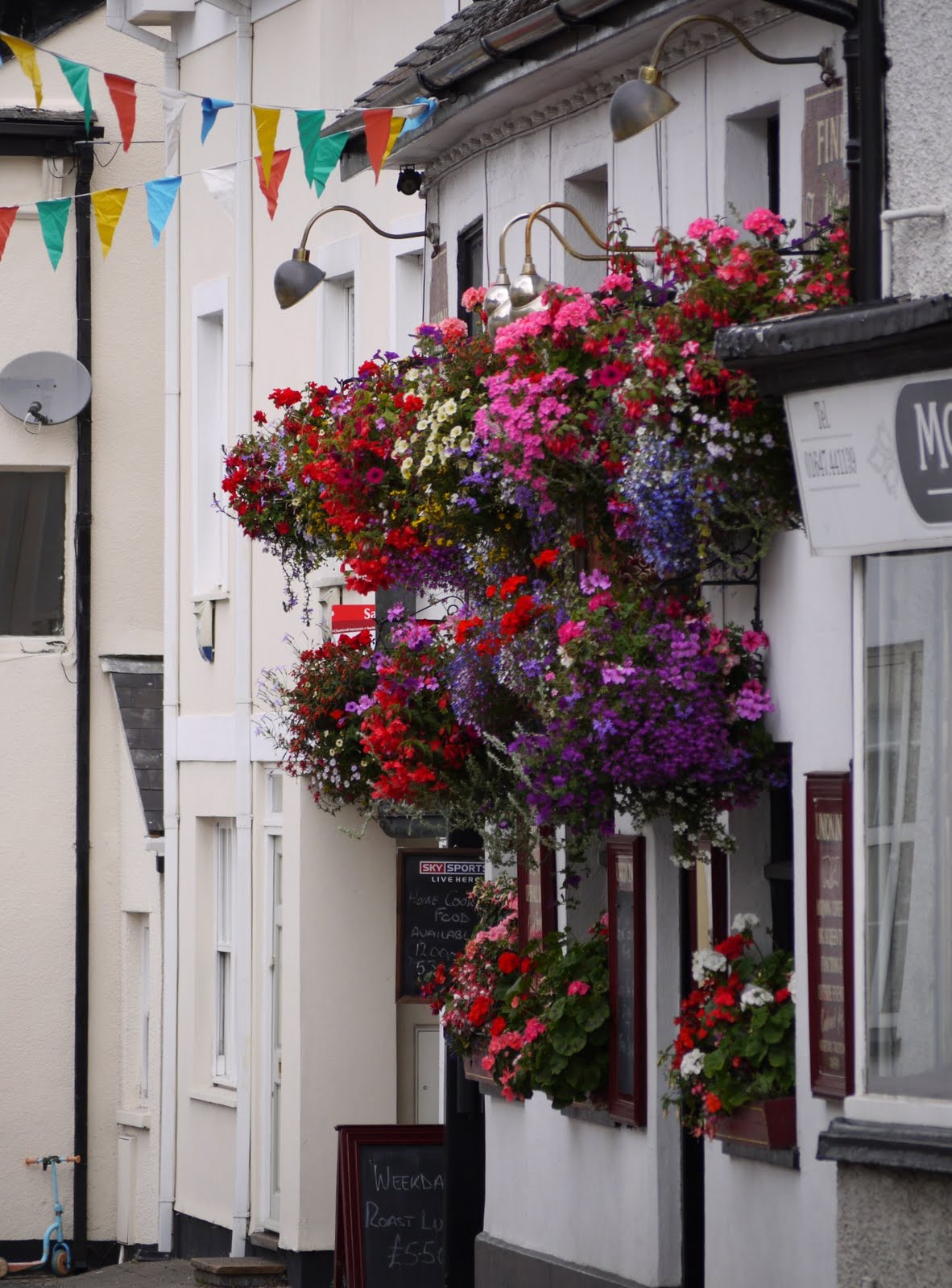 kiwis2go: Flags, flowers and history in the towns of Devon...