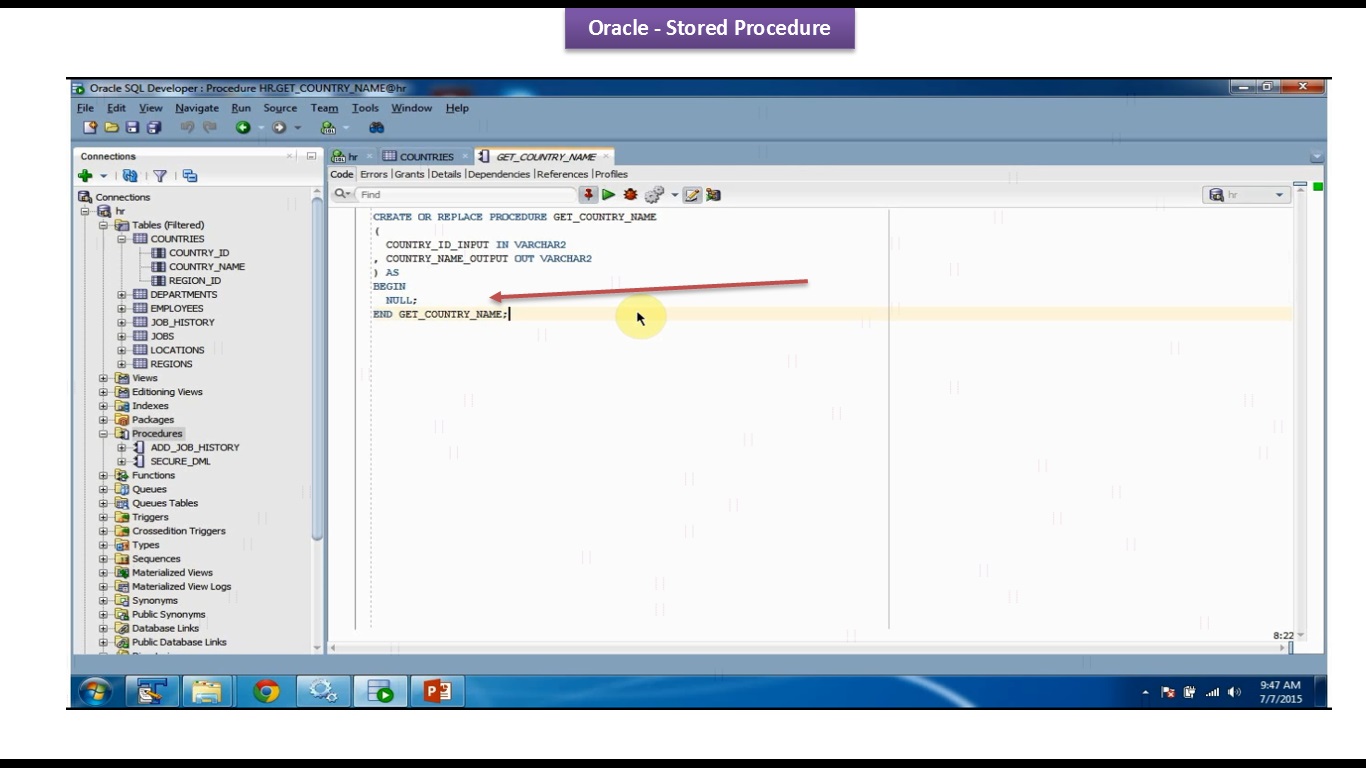 Java Ee Oracle Stored Procedure With Input And Output Parameters