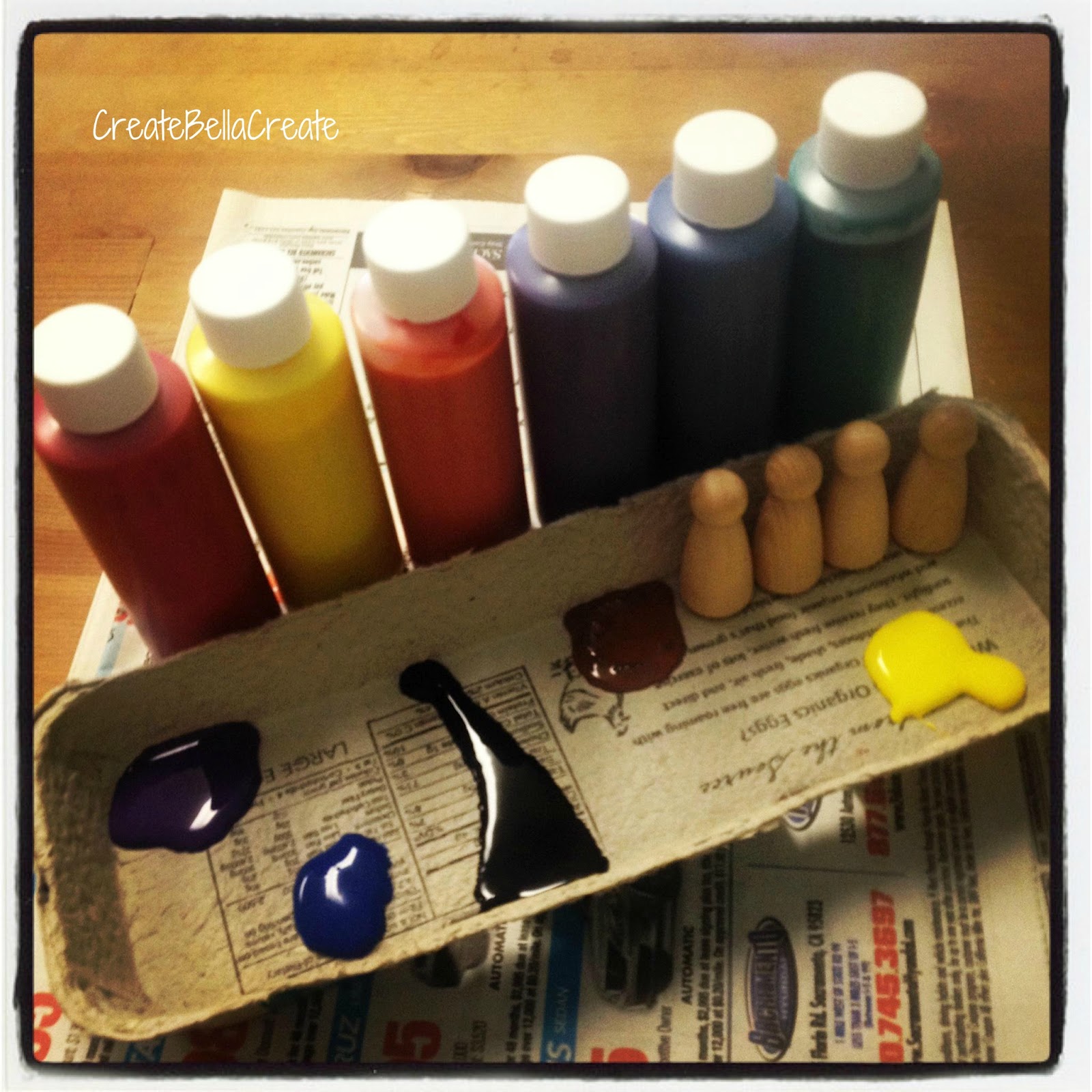 createbellacreate: Doll Pin Ballerina Tutorial