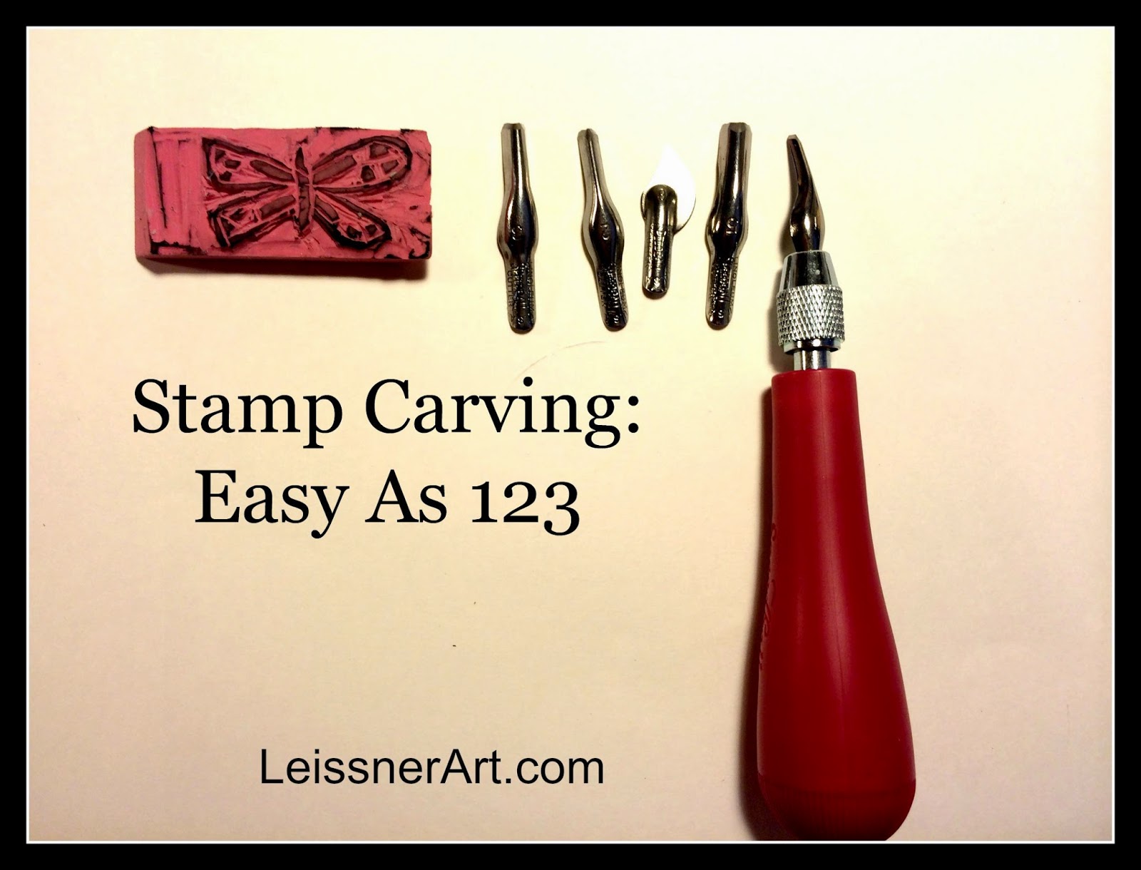 Cre8ive Klatch: Stamp Carving: Easy as 1, 2, 3