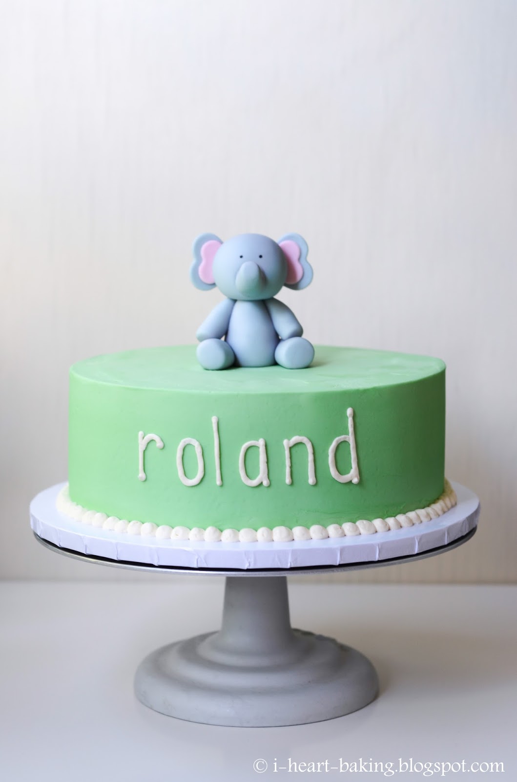 i heart baking!: elephant birthday cake