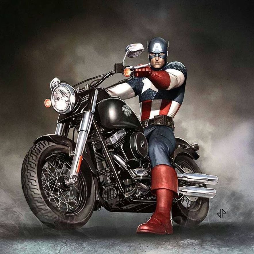 Captain America Motorcycle