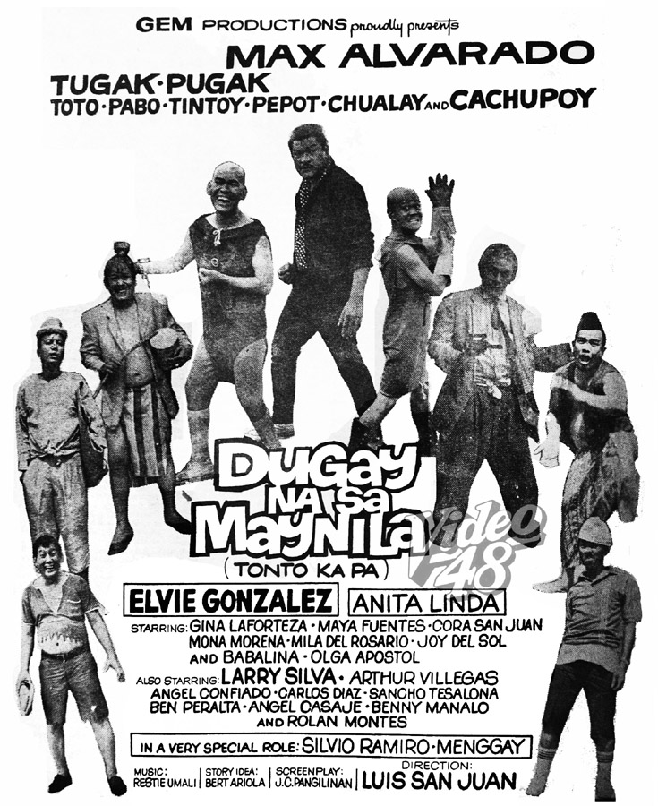 Video 48: THE SIXTIES # 1214: MAX ALVARADO, TUGAK, PUGAK, TOTO, PABO ...