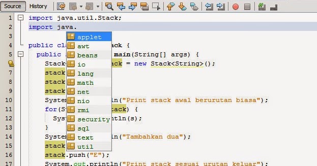 Cara Menampilkan Syntax Otomatis Java Netbeans Materi Teknik Informatika • Informasi Teknologi