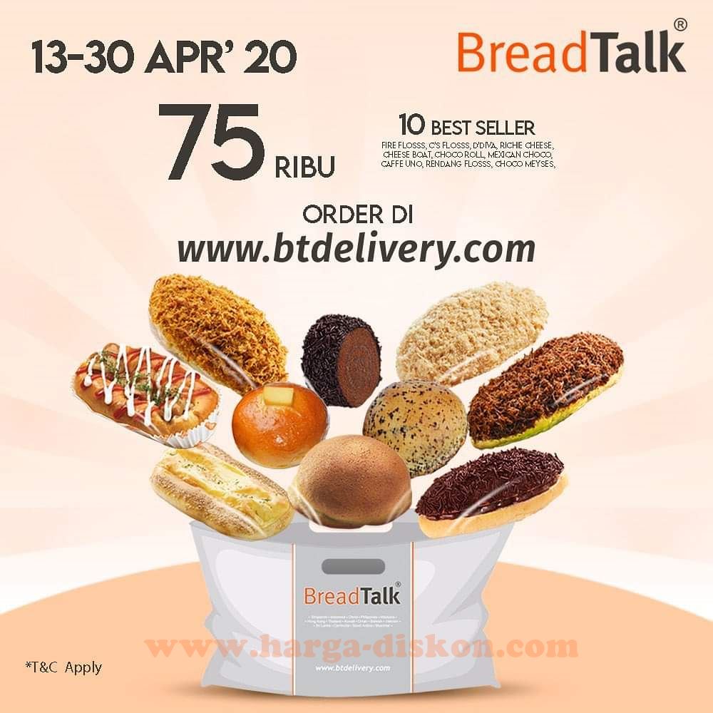 Promo BREADTALK Terbaru BreadTalk Party buat yg lagi #dirumahaja.