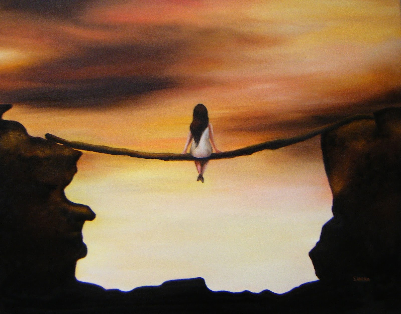 ESTUDIO LUKINI (Dibujo & Pintura): EL ACANTILADO