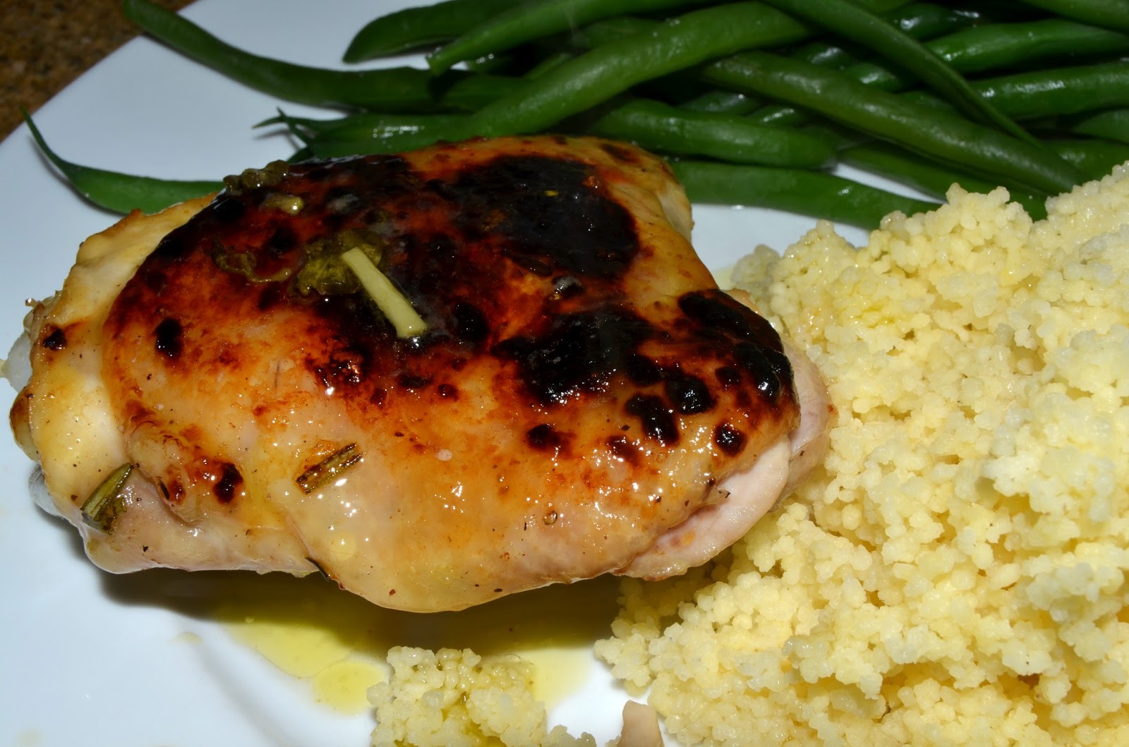 Weekend Viands: Baked Chicken with Honey-Mustard Glaze - Gutsy Cooks Club