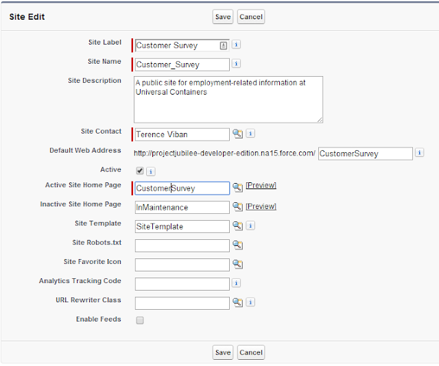 Viban S Blog Apexandvisualforce 101 Visualforce And Visual Workflow And Sites