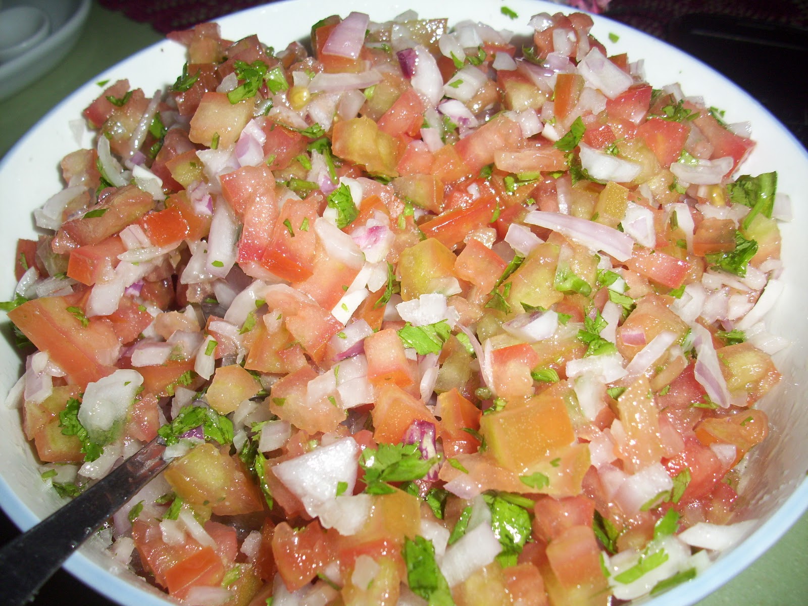 Cocina casera República Dominicana: Pico de gallo al estilo dominicano
