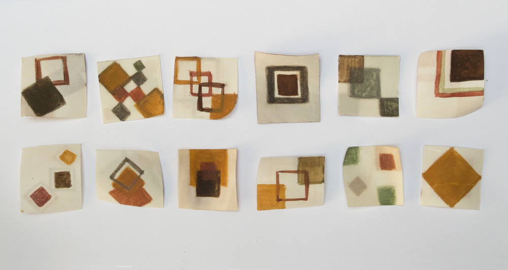 Studio and Garden: A New Boxed Paintings: "Squares"