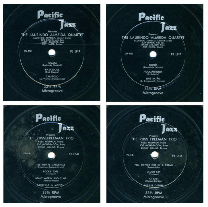 PACIFIC JAZZ / WORLD PACIFIC LABELOGRAPHY