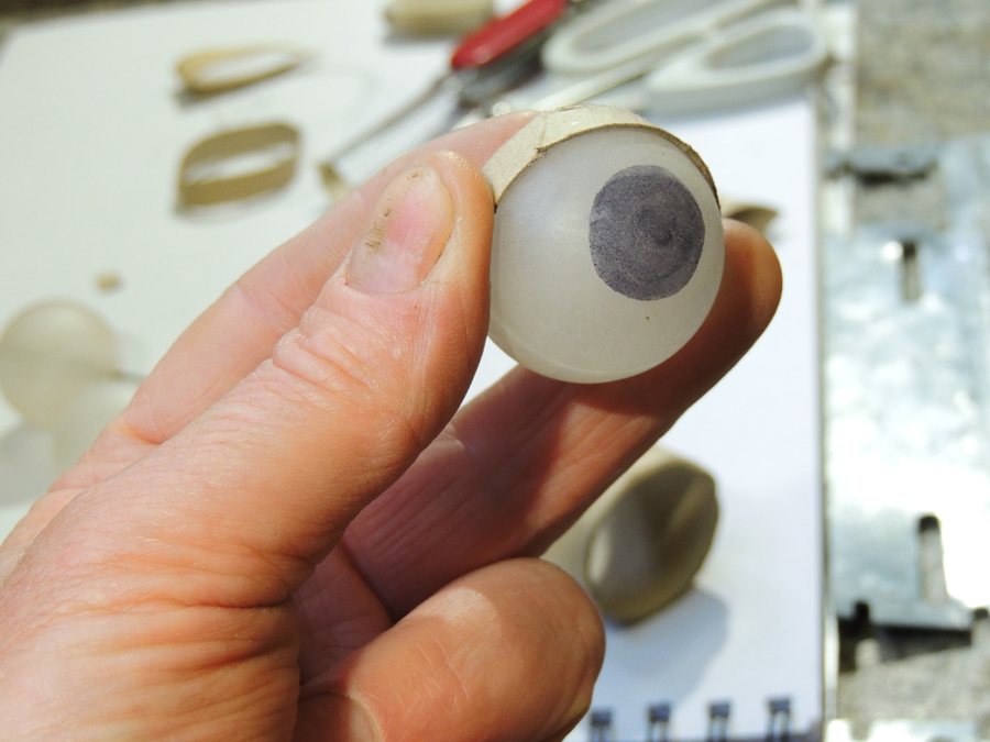 Making weird stuff: Making a basic eyeball mount and mechanism for a ...