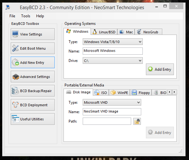 EasyBCD 2.3 Free Download - Ink'B