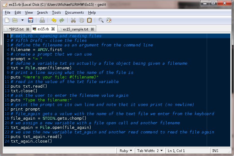 Testhead Exercise 15 Reading Files Learn Ruby The Hard Way Practicum
