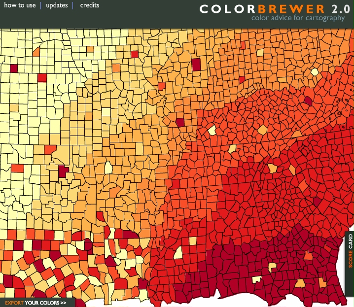 NeoGeoWeb: Consejos sobre que colores usar en los mapas