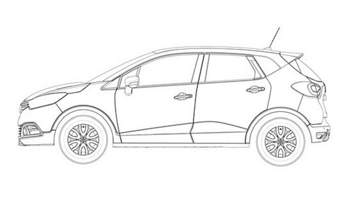 Unique Car: Τα πρώτα σκίτσα του Renault Captur