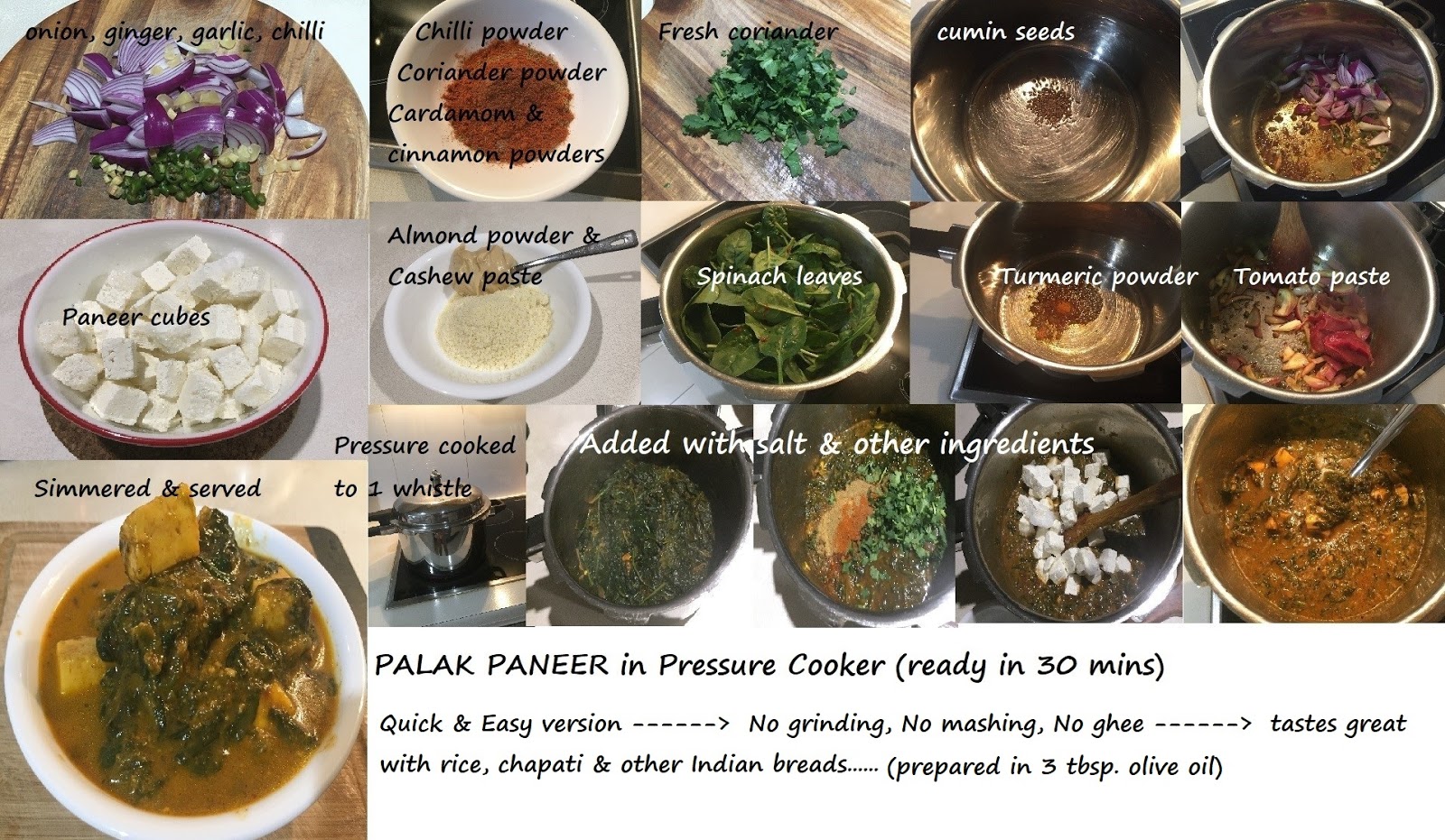 PUNJABI Palak Dishes