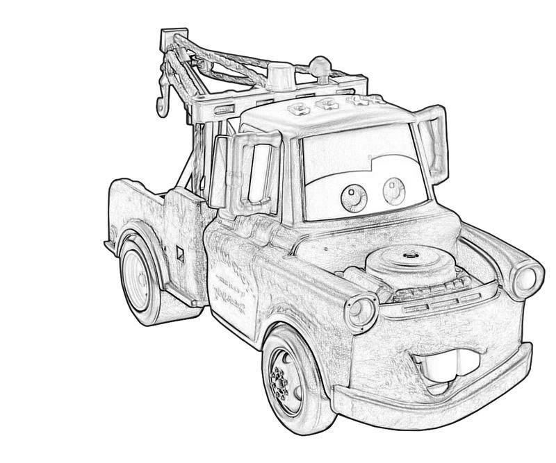 Mater Coloring Sheets Coloring Pages