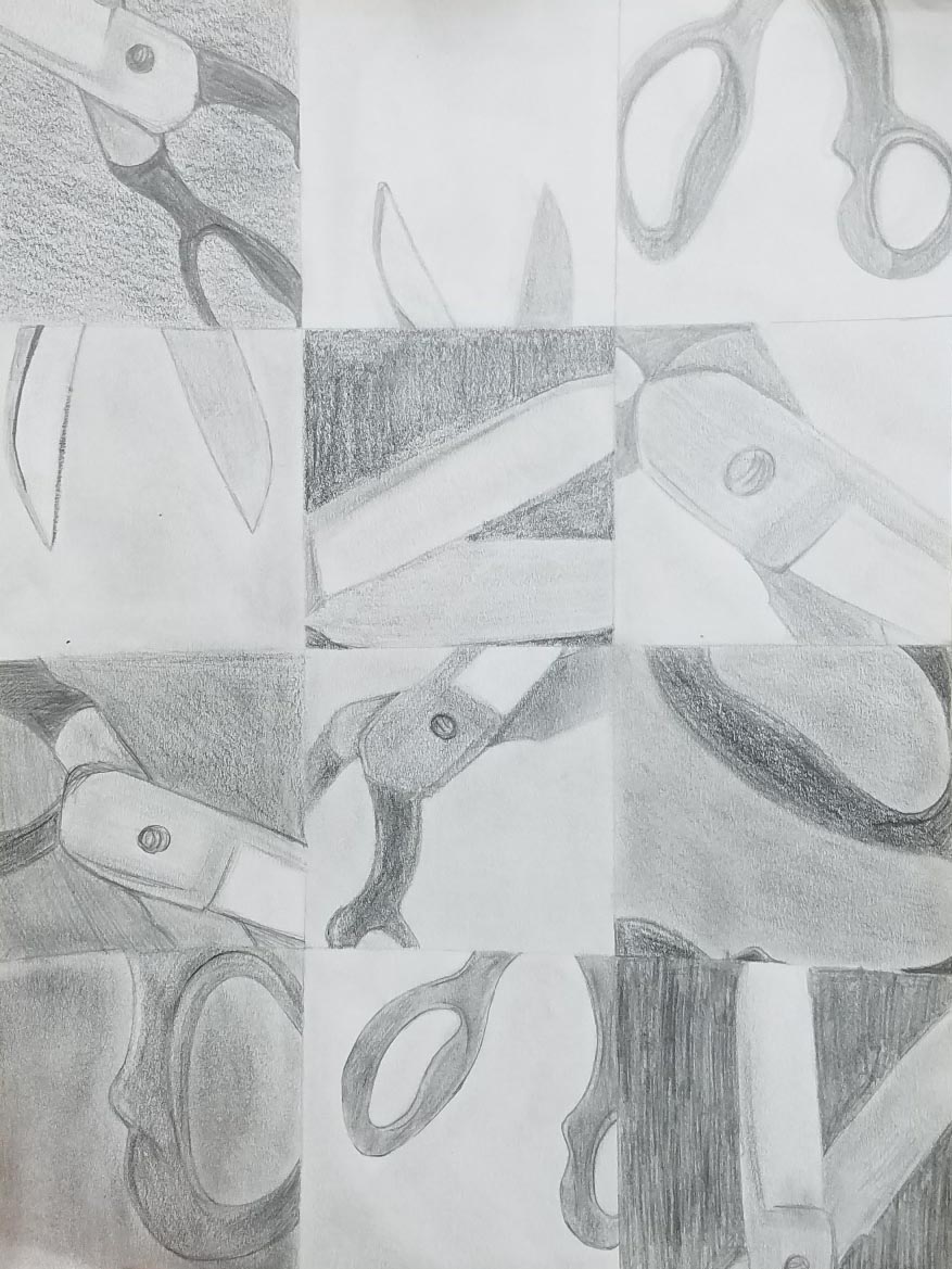 Jerdee's Art Classes: Drawing A | Focus Drawings (12 close-ups of an ...