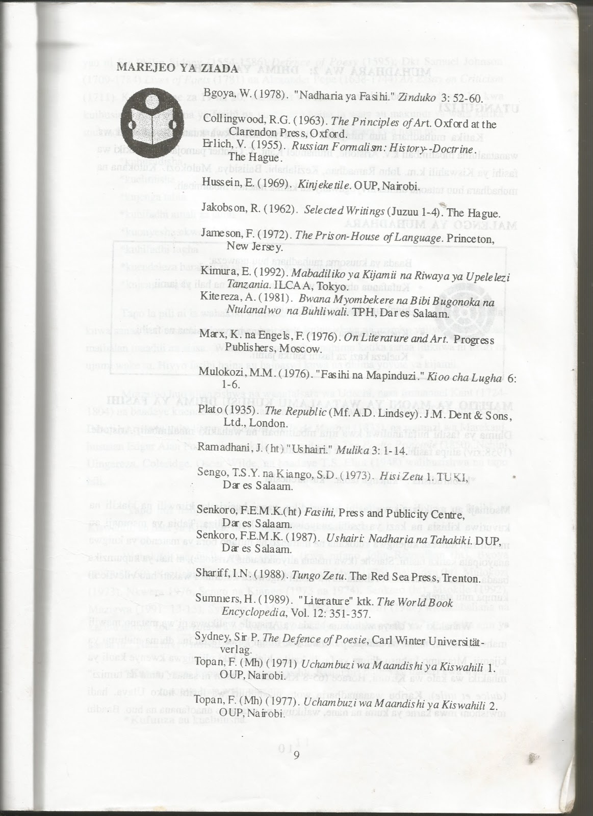 FURAHIA KISWAHILI / KISWAHILI KWA WAGENI TANZANIA BLOG : FASIHI NI NINI