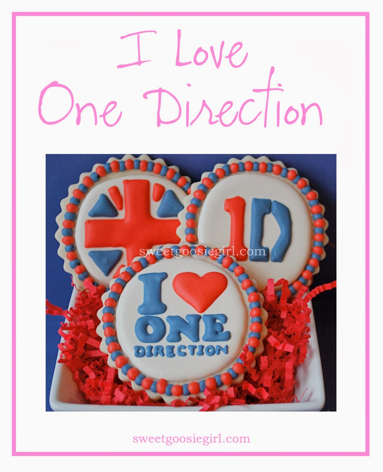 Sweet Goosie Girl: One Direction Cookies