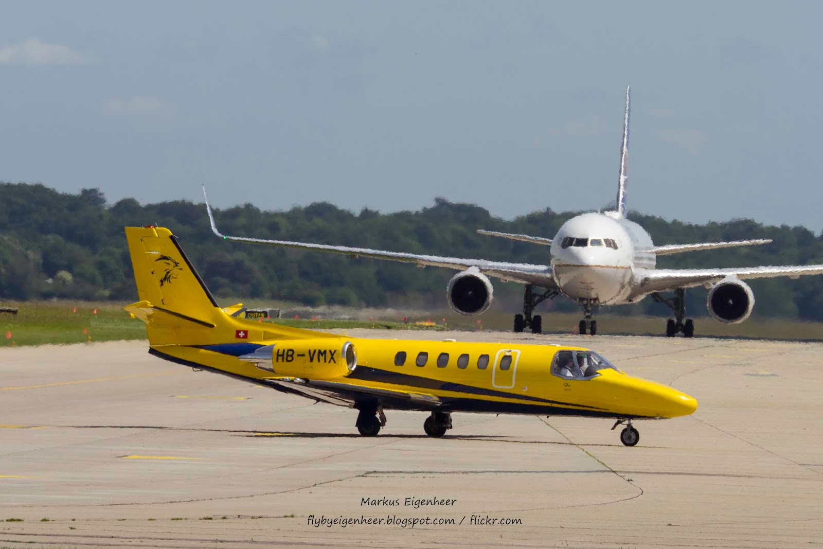 FLUGZEUGE Privatjets etc: HB-VMX Cessna 560 Citation Bravo C55B c/n 550 ...