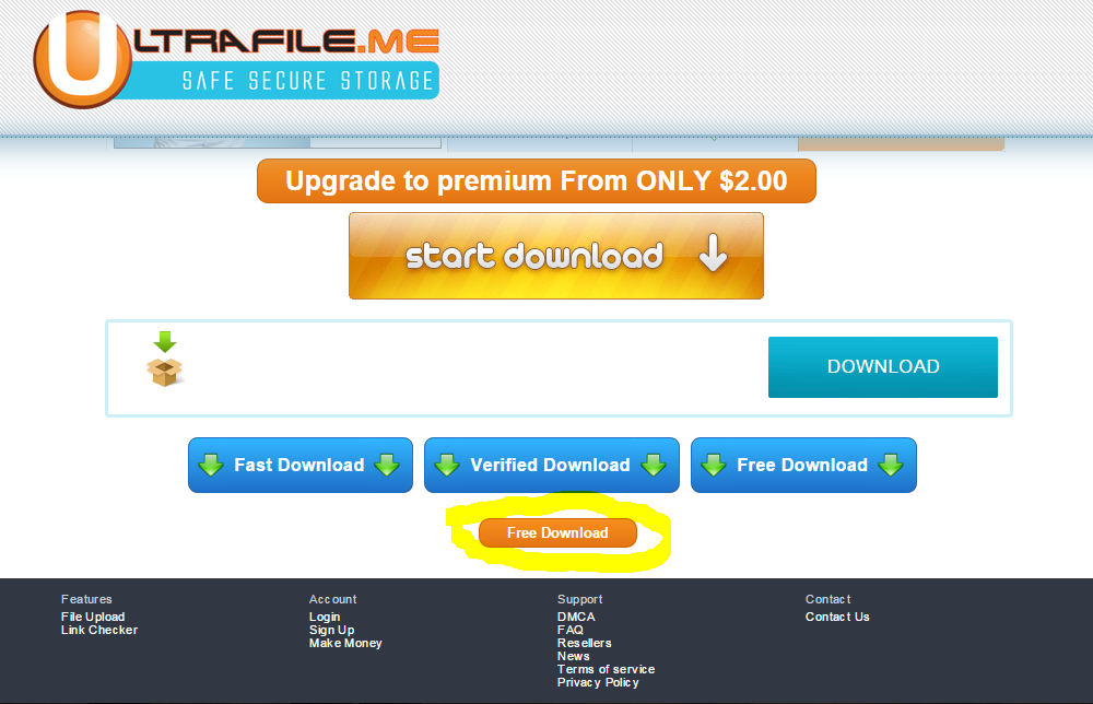 How to Download with Ultrafile.me