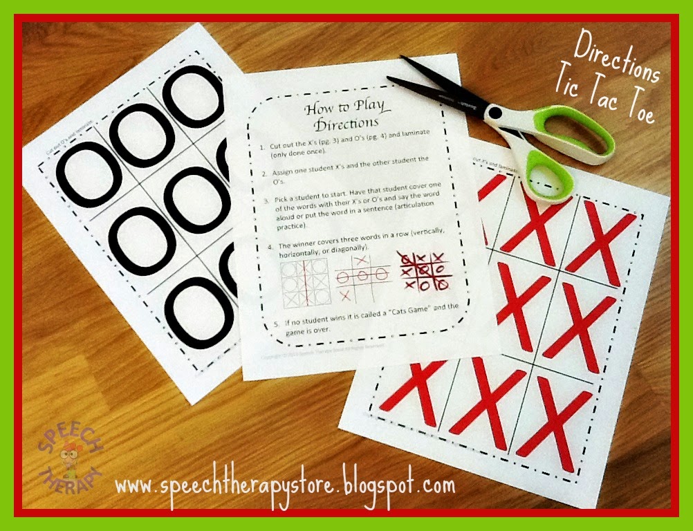 Speech Therapy: How to Play Tic Tac Toe