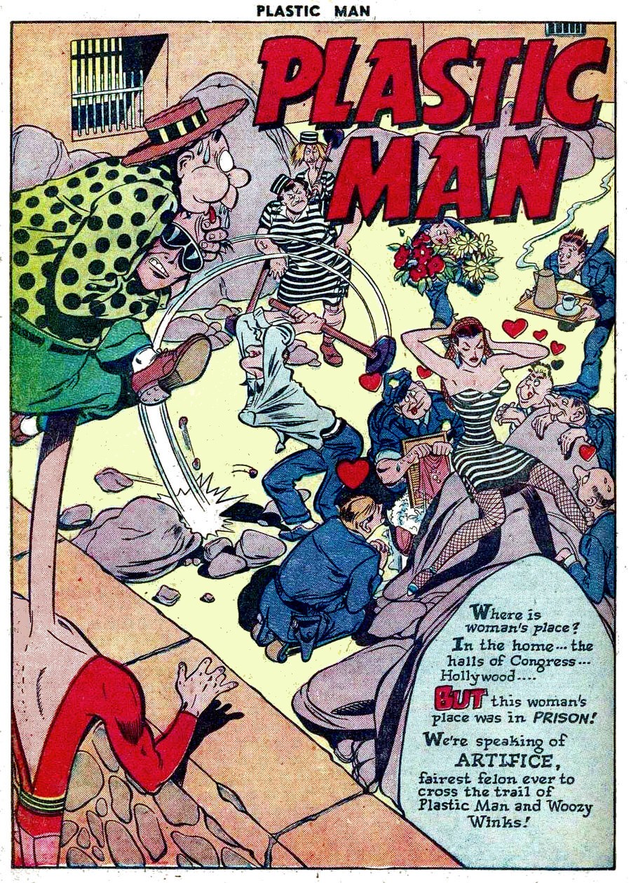 Pappy's Golden Age Comics Blogzine: Number 2281: Plastic Man and the ...