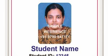 Student ID Card Sample Student id card template - anacollege