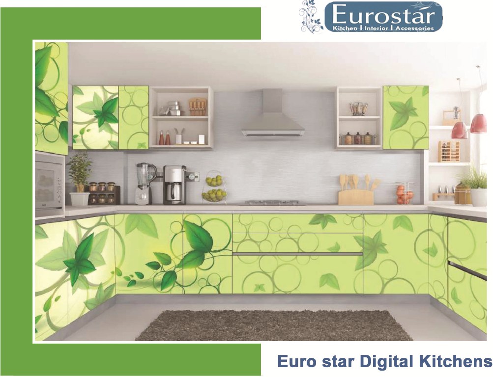 Last Pvc/Wpc Modular kitchen & wardrobes Degines ! eurostarkitchen